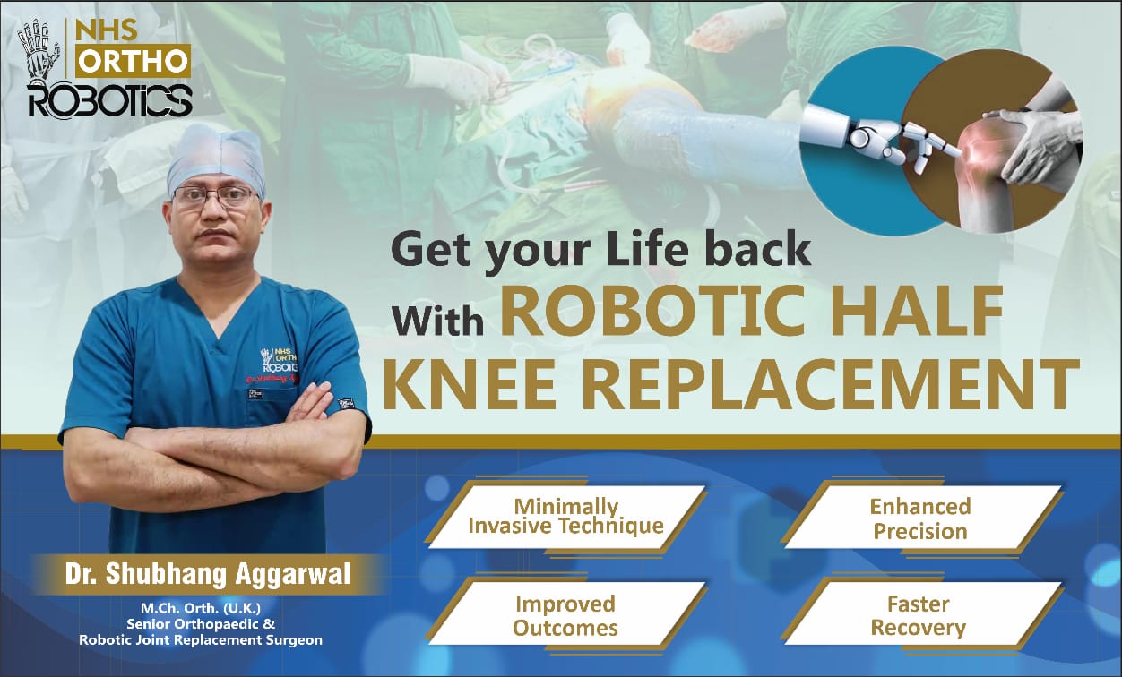 Revolutionizing Knee Care with Robotic Half Knee Replacement | NHS Hospital
